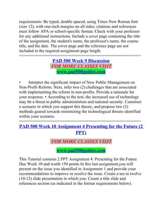 PAD 500 GUIDES Education for Service--pad500guides.com