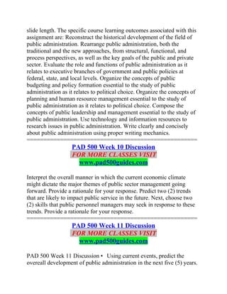 PAD 500 GUIDES Education for Service--pad500guides.com