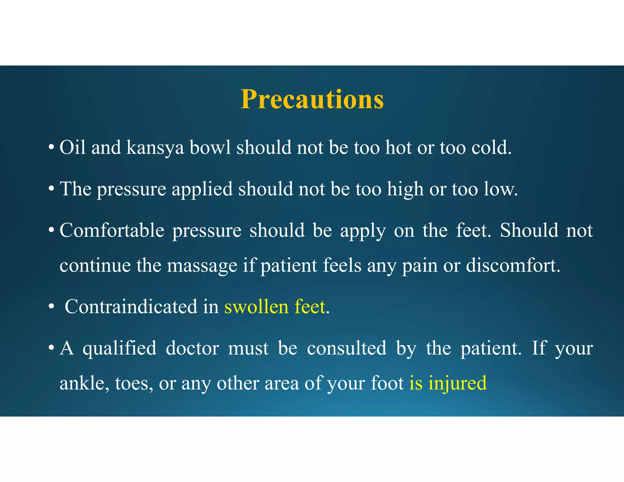 Pad Abhyang (Foot Massage therapy) | PDF