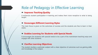 Pedagogy/Definition/Features/Approaches/Types | PPTX