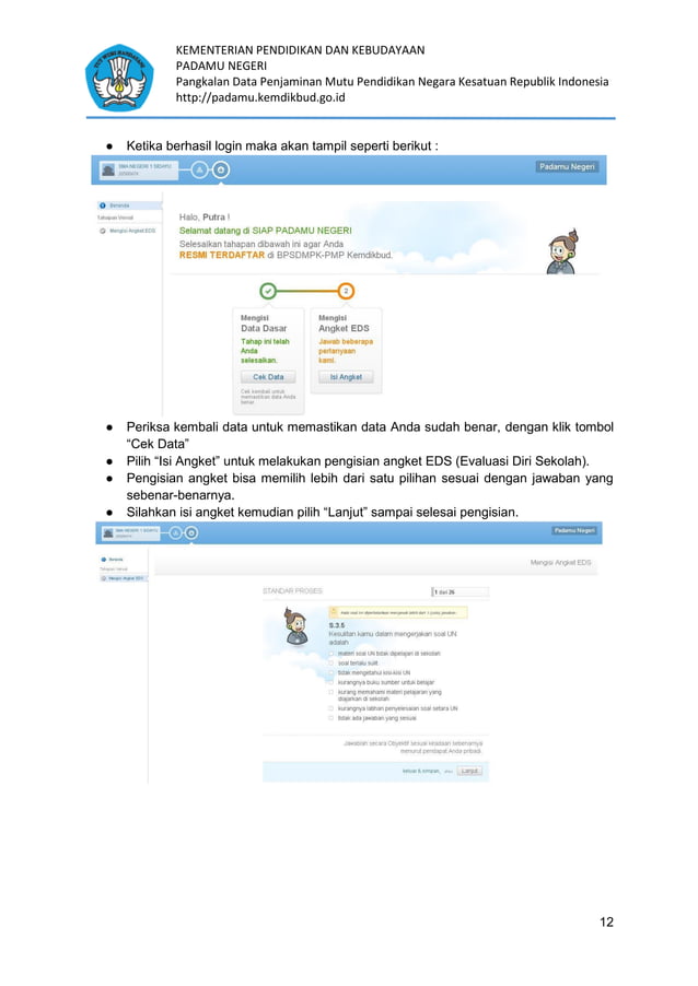 Padamu panduan eds siswa | PDF