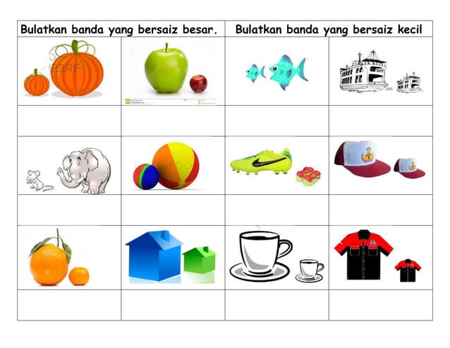 Padankan gambar dengan perkataan | DOCX
