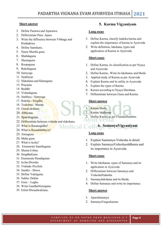 Padartha-vijnana-Question-Bank.pdf questions of padartha | PDF