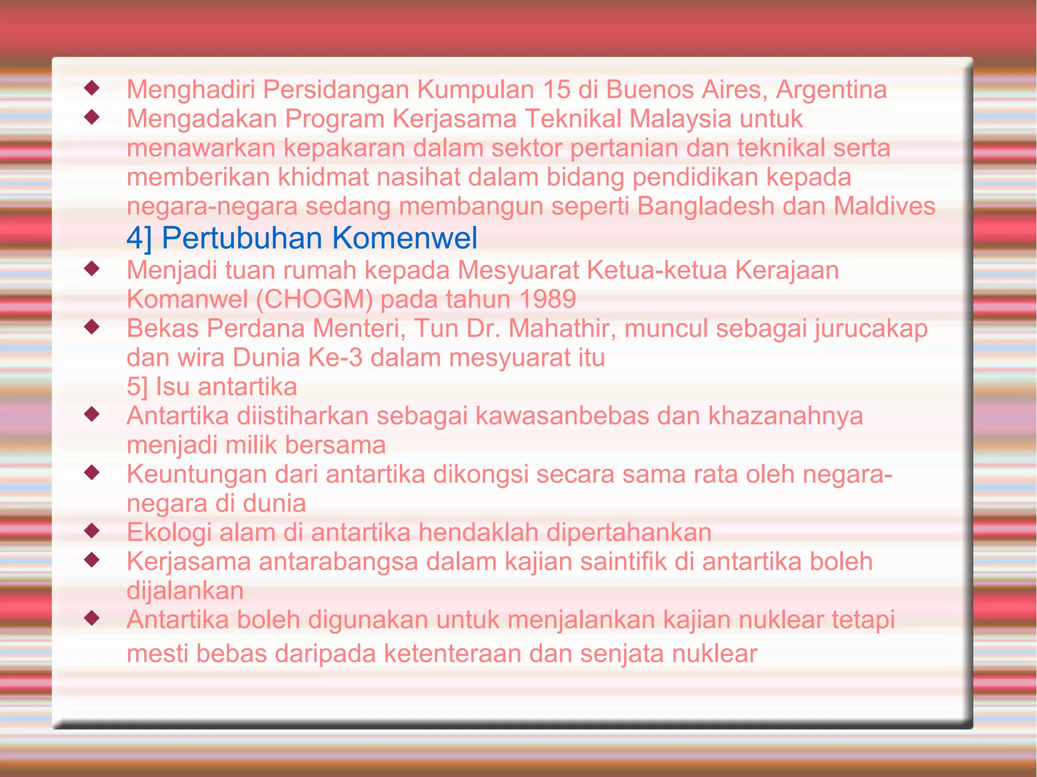 Pengajian Am dasar luar malaysia | ODP