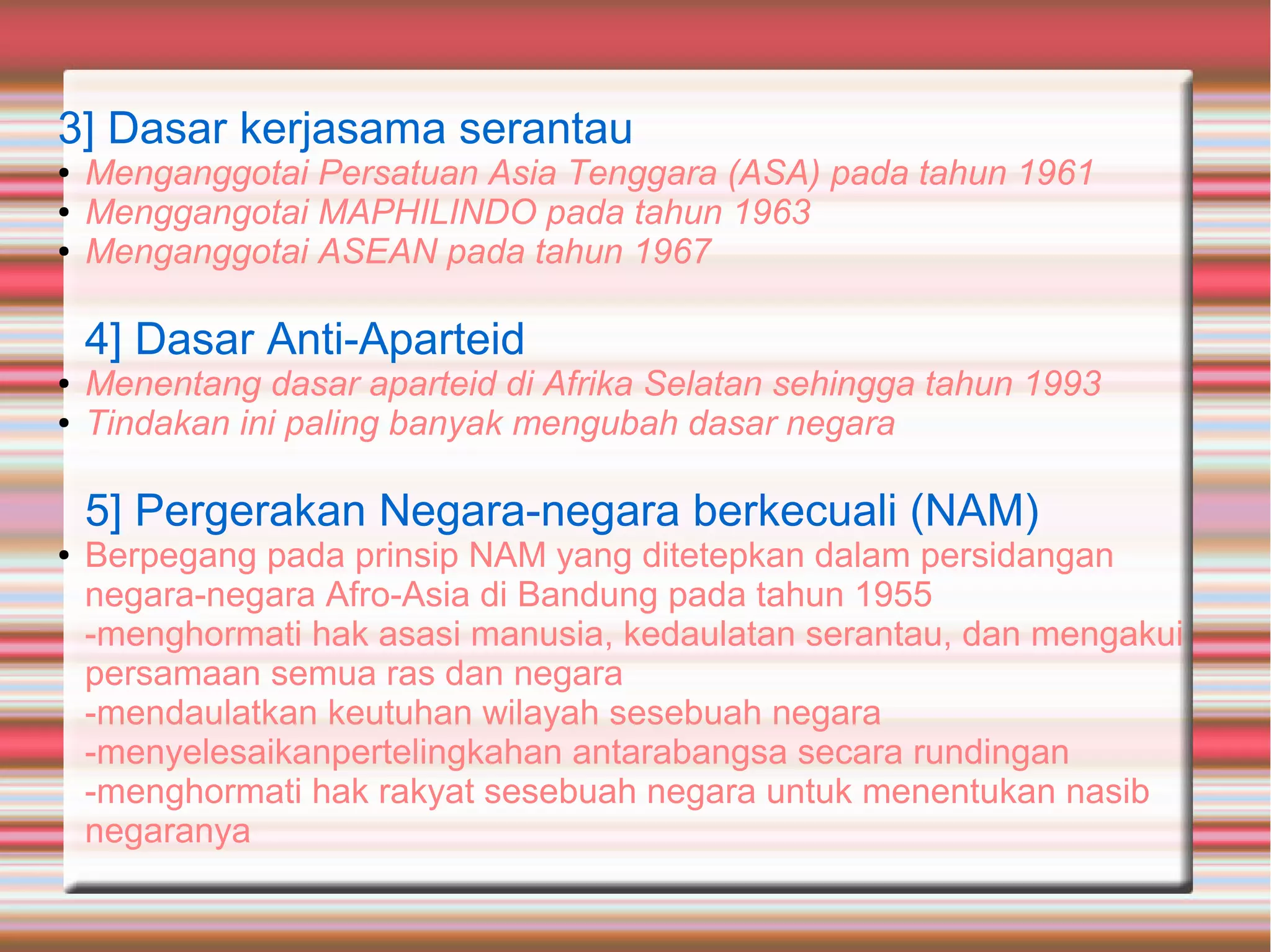 Pengajian Am dasar luar malaysia | ODP