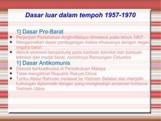 Pengajian Am dasar luar malaysia | ODP