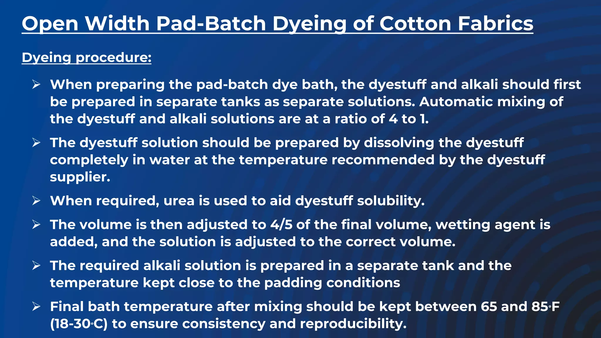 Pad Batch Dyeing Method.pptx