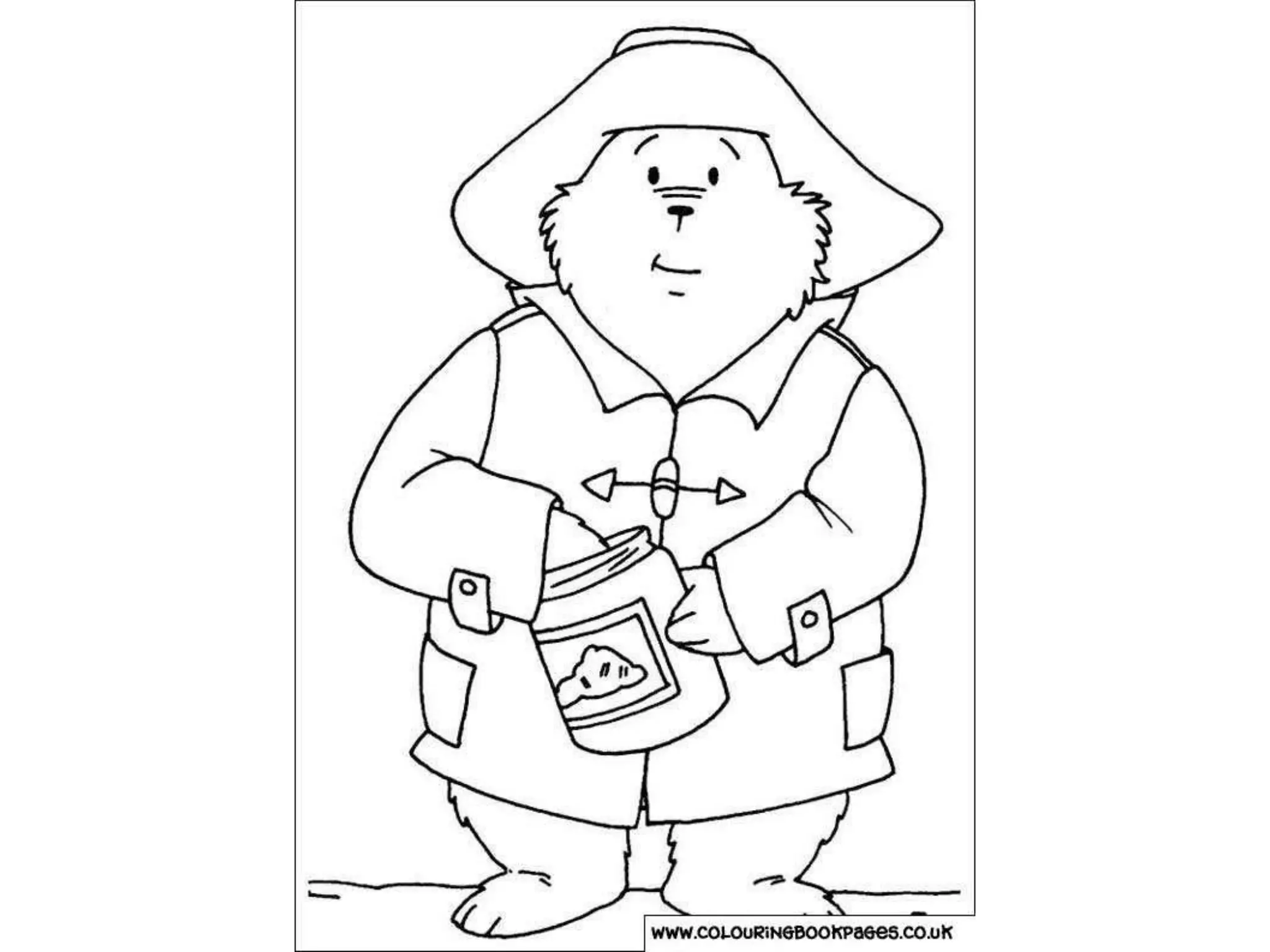 Paddington bear Colouring Pages and Kids Colouring Activities | PPSX