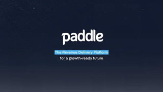 Paddle Pitch Deck | PDF