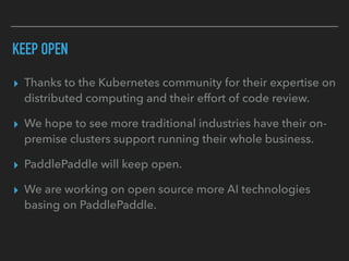 PaddlePaddle: A Complete Enterprise Solution | PDF