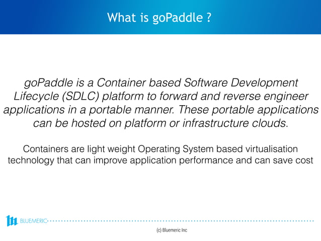 goPaddle Quick Introduction | PPT