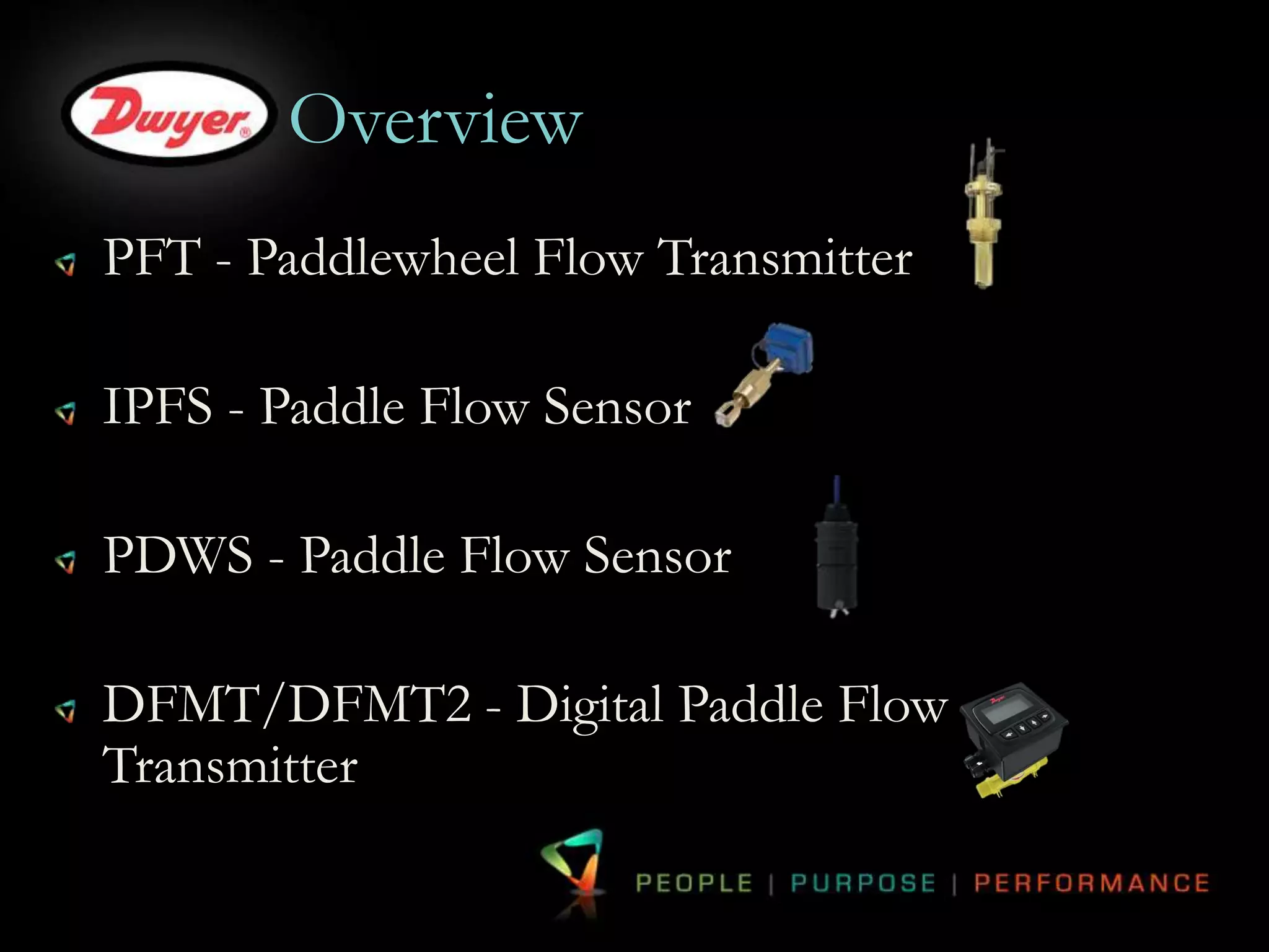 Paddlewheel Flow Sensors | PPTX