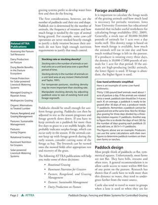 Paddock Design, Fencing, and Water Systems for Controlled Grazing | PDF ...
