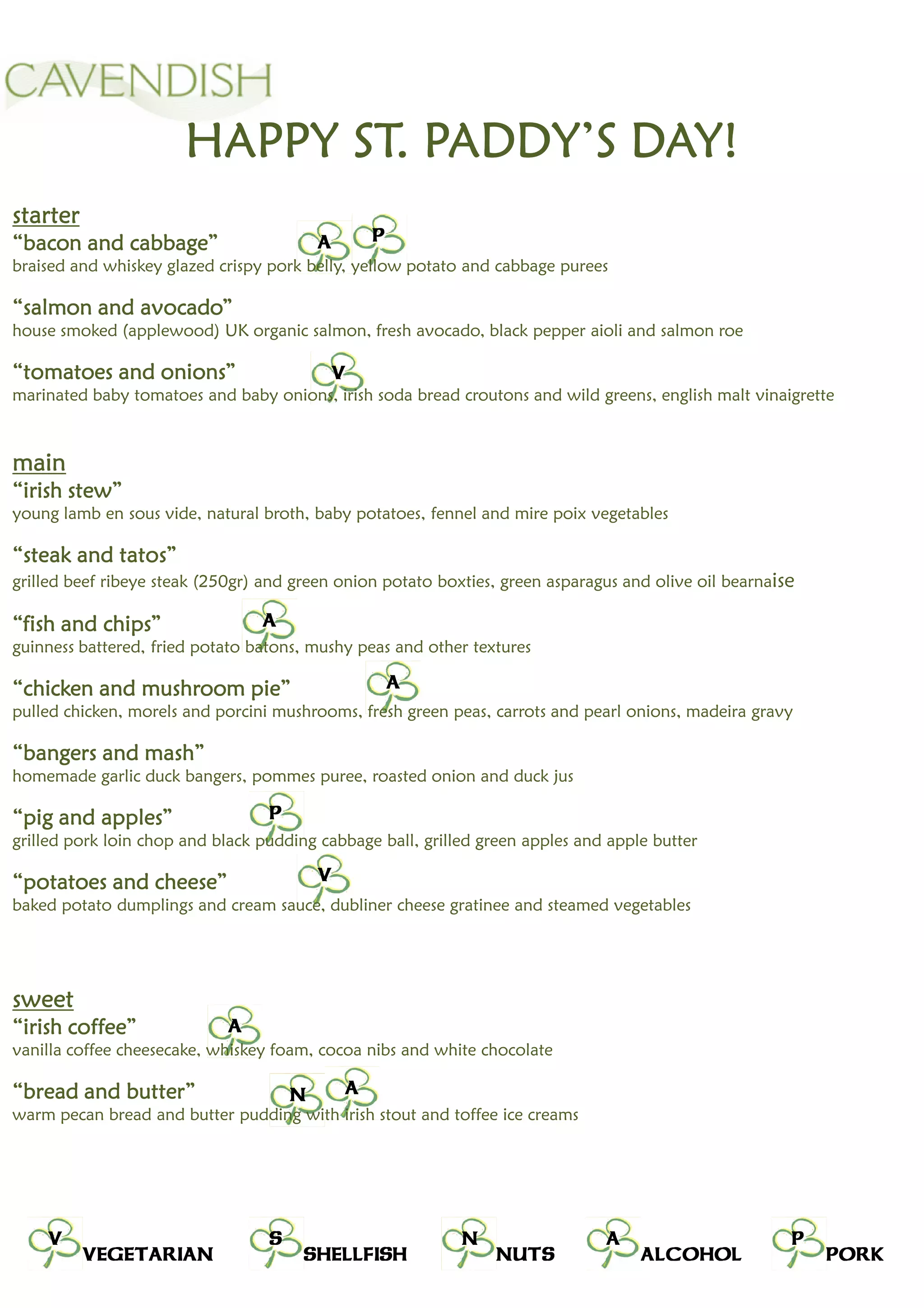 St. Patrick's at the Cavendish! | PDF