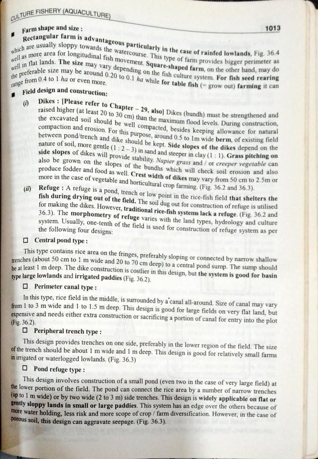 Paddy field culture FOR AQUACULTURE FISH | PPT