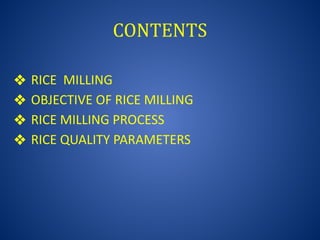 paddy milling | PDF