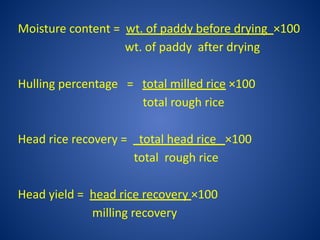 paddy milling | PDF