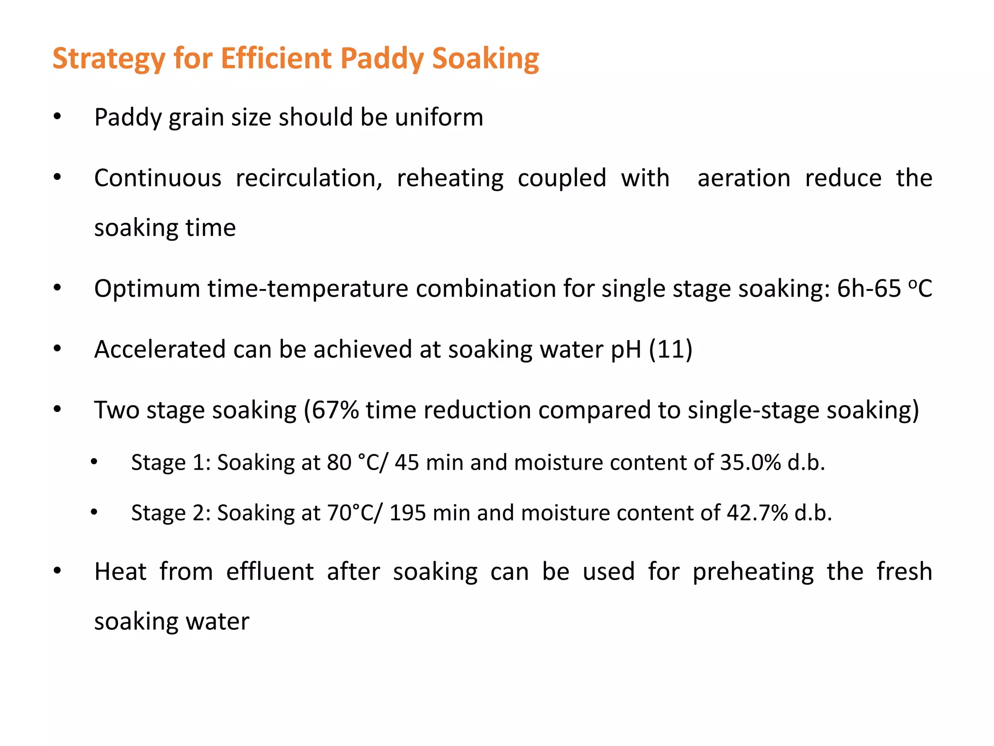 Paddy parboiling revisited | PDF