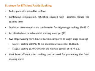 Paddy parboiling revisited | PDF
