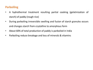 Paddy parboiling revisited | PDF