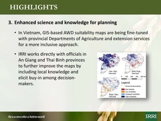 CCAC Paddy Rice Component: Highlights, Challenges, Lessons | PPTX