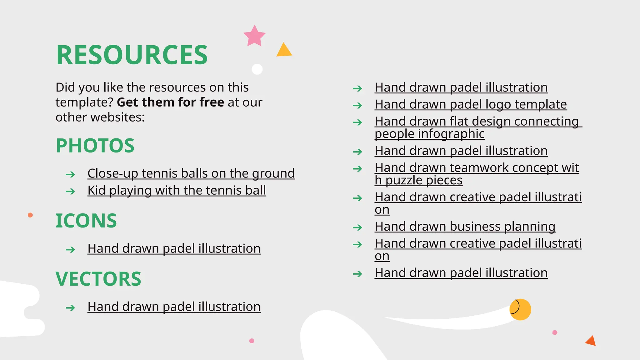 Padel Club Pitch Deck by Slidesgo.pptx. frpm tigas | PPTX