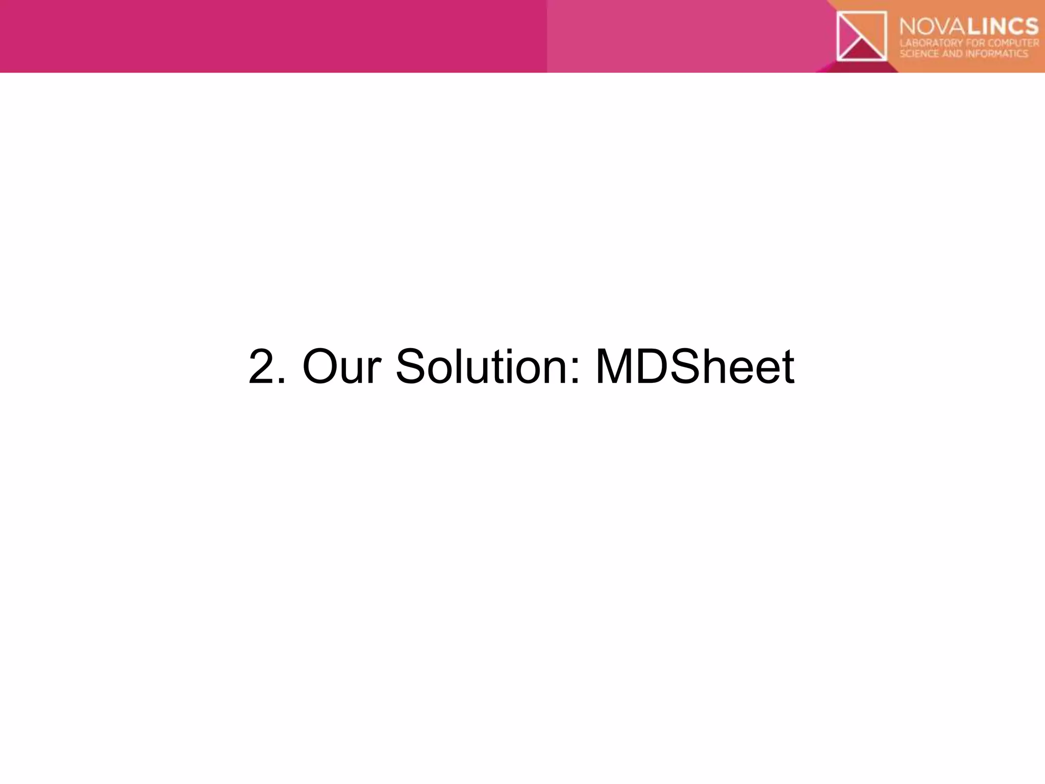 Model-Driven Spreadsheet Development | PPT