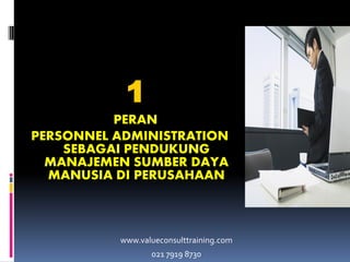 Personnel Administration Development Program | PDF