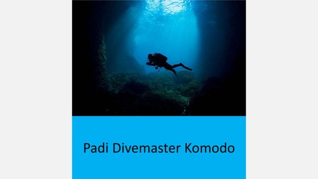 Padi divemaster komodo | PPTX