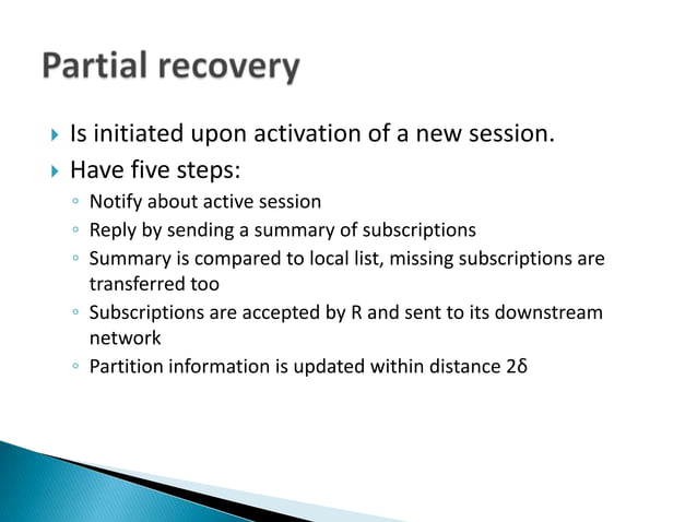 Partition-Tolerant Distributed Publish/Subscribe System | PPT