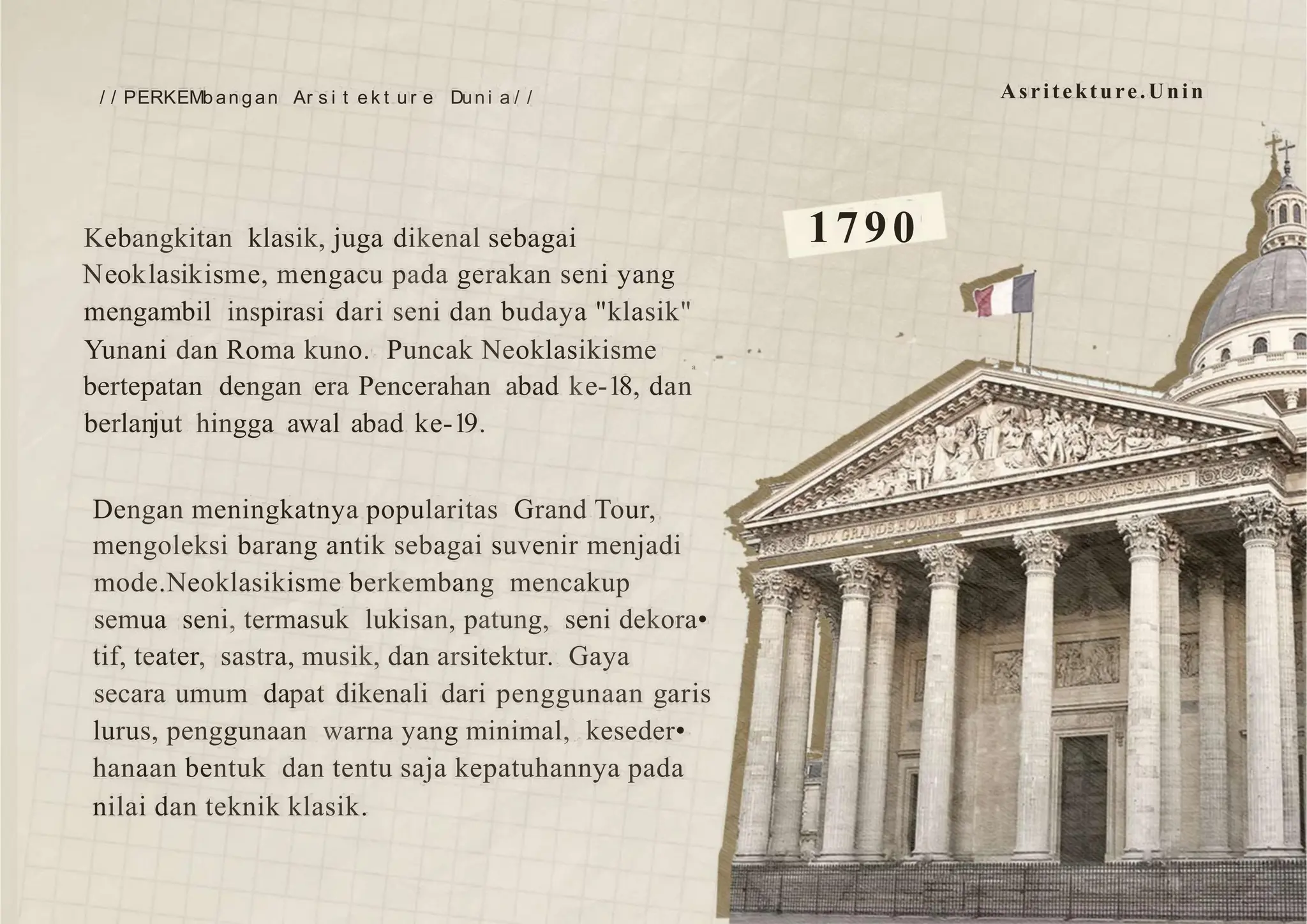 perkembangan arsitektur pada era neo calsic di eropa | PPT