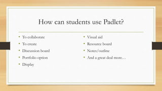 Padlet | PPTX