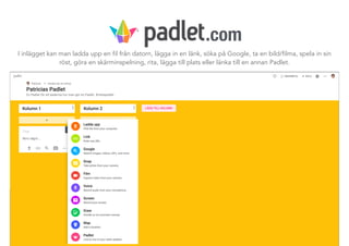 Padlet guide | PDF