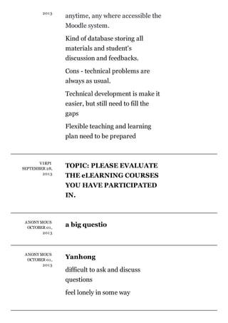 Padlet questions | PDF