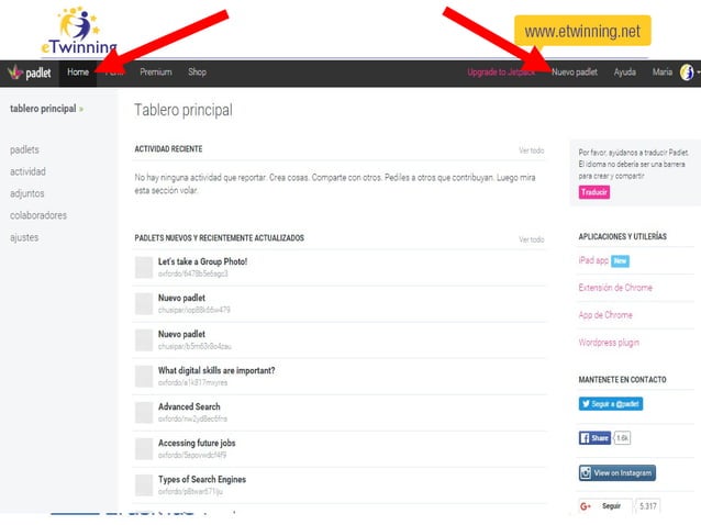 Padlet ppt | PPT | Computing | Technology & Computing