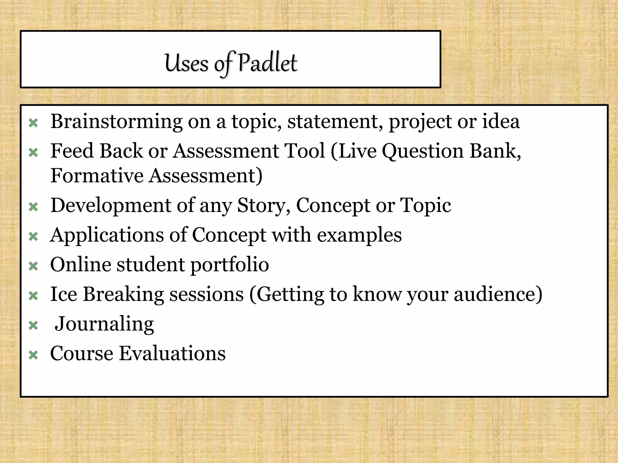 Padlet as a Pedagogical Tool : Innovation of 21st Century | PPTX