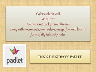 Padlet as a Pedagogical Tool : Innovation of 21st Century | PPTX