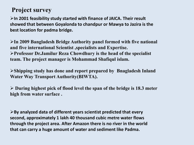 Padma multipurpose bridge | PPT