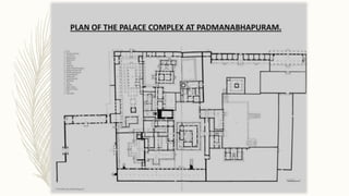 Plan Of Padmanabhapuram Palace