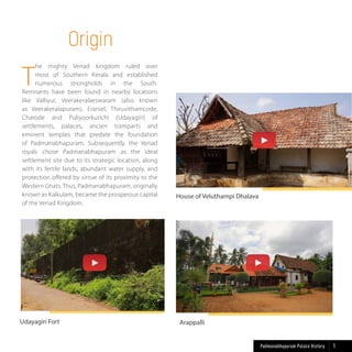 Padmanabhapuram palace history (1) | PDF