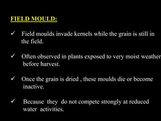Fungal spoilage in storage grains | PPTX