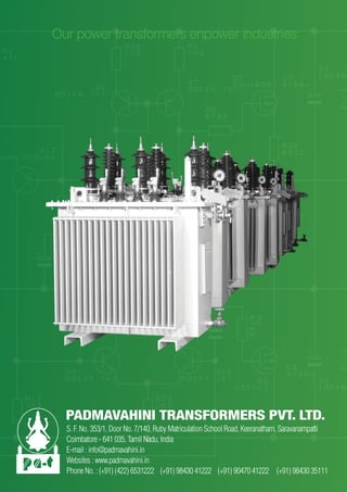 Padmavahini Transformers Private Limited, Coimbatore, Electrical Transformers | PDF | Radio ...
