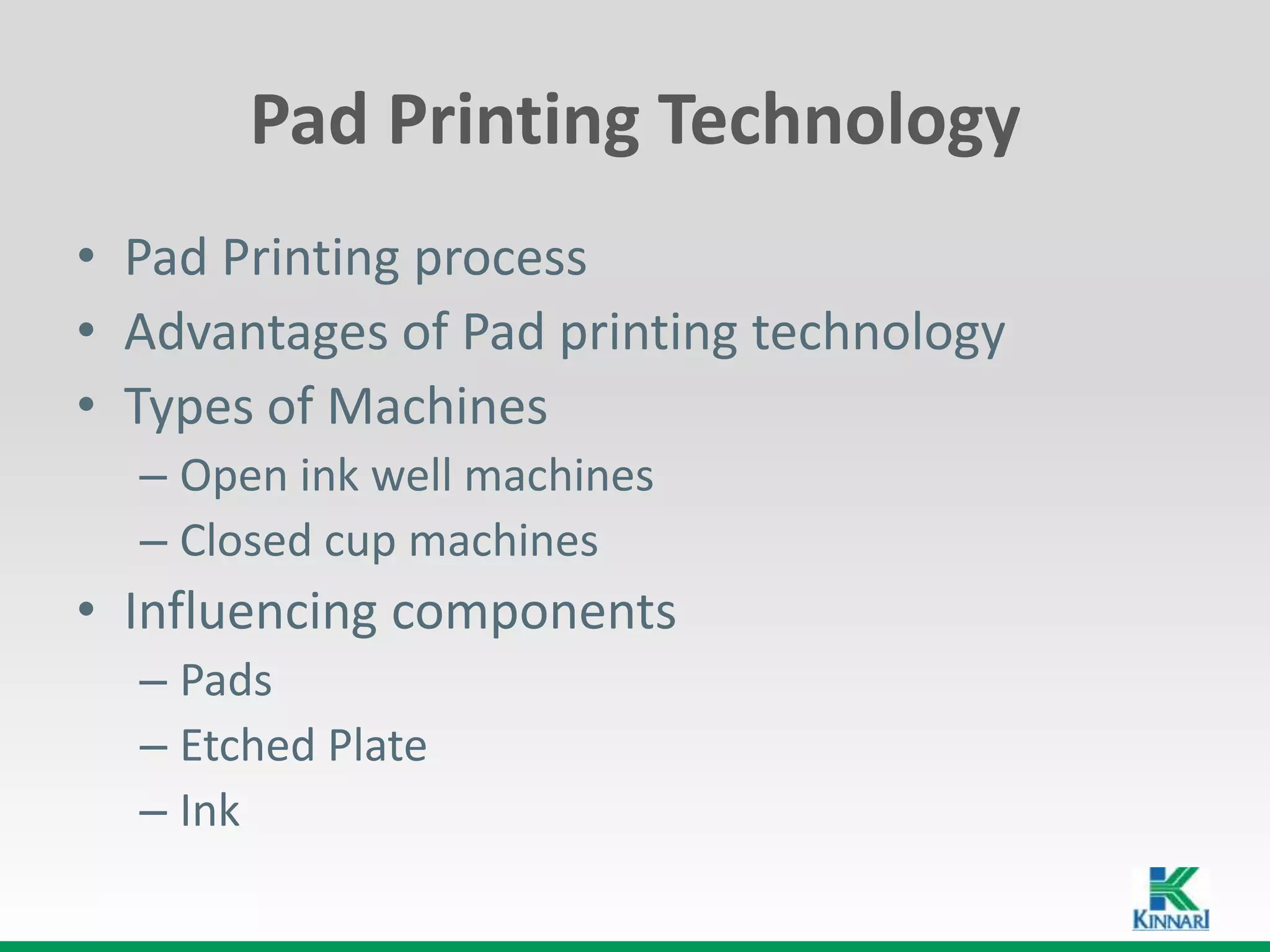 Pad Printing Technology | PPTX