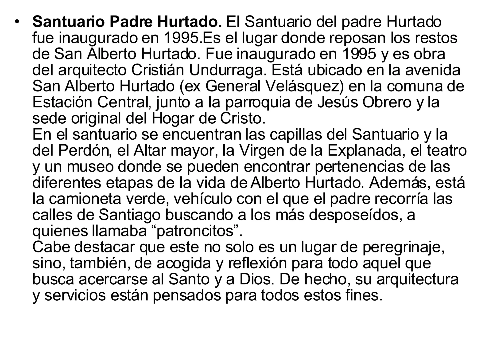 Padre Hurtado | PPT