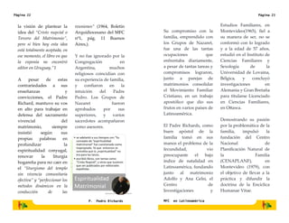 Padre pedro richards y Movimiento Familiar Cristiano en latinoamerica | PDF