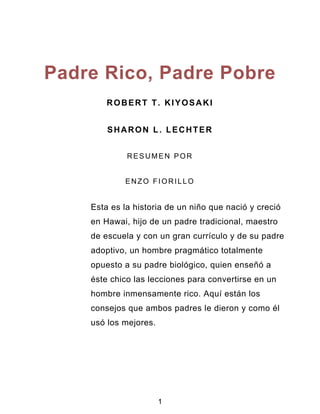 Padre rico padre pobre | PDF