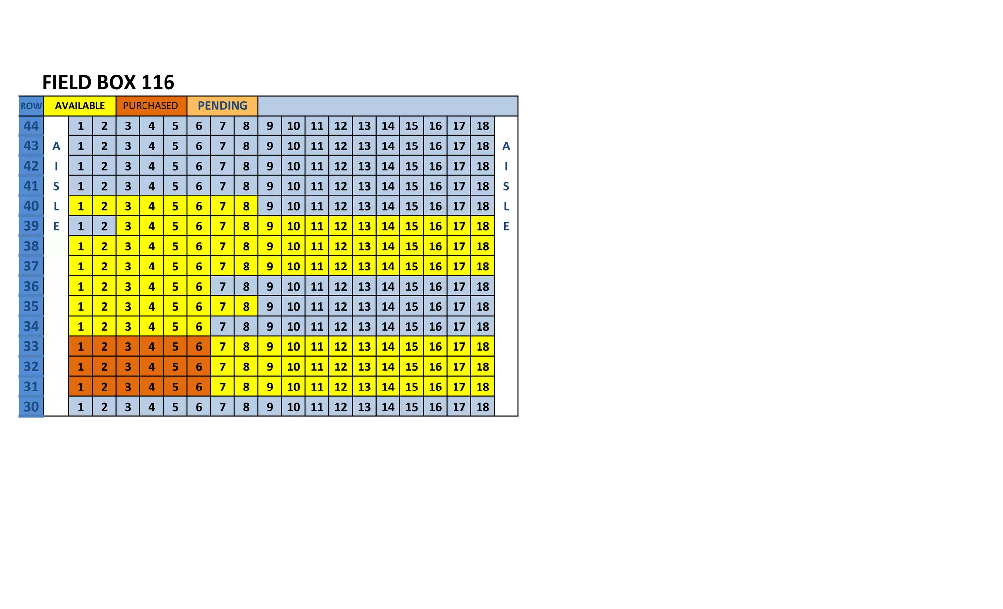 Padres seating chart | PDF