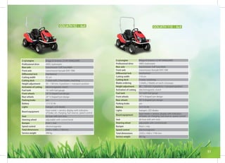 Lawn Mower Tractors Seco Group | PDF