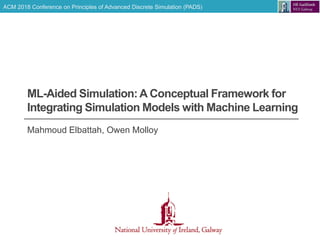 ML-Aided Simulation: A Conceptual Framework for Integrating Simulation ...