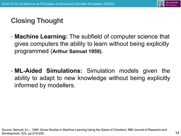 Ml Aided Simulation A Conceptual Framework For Integrating Simulation